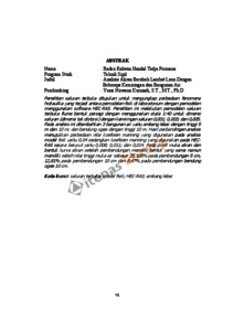 TA: ANALISIS ALIRAN BERUBAH LAMBAT LAUN PADA SALURAN TERBUKA DENGAN BEBERAPA KEMIRINGAN DAN ...